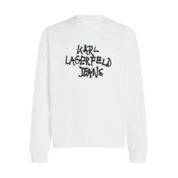 KARL LAGERFELD JEANS Sweatshirt male White size XXL