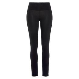 Vivance Damen Leggings mit zwei Handytaschen schwarz 36/38, N-Gr