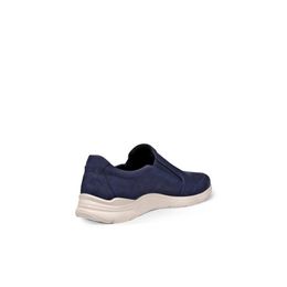Ecco Herren Slipper &raquo;IRVING&laquo; , Slip on Sneaker, Halbschuh, Freizeitslipper mit Stretcheins&auml;tze blau 47