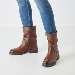 Tamaris Damen Stiefelette , Blockabsatz, Kurzstiefel, Boots in veganer Verarbeitung 36