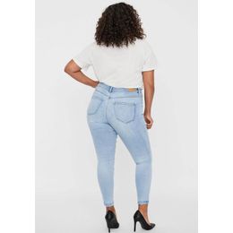 Vero Moda Curve Damen Skinny-fit-Jeans &raquo;VMPHIA HR SKINNY J GU3162 CURVE NOOS&laquo; blau 54, L&auml;nge 32