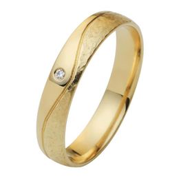 Firetti Kinder Trauring &raquo;Schmuck Geschenk Gold 750 Hochzeit Ehering "LIEBE"&laquo; Made in Germany, wahlweise mit oder ohne Brillant gold