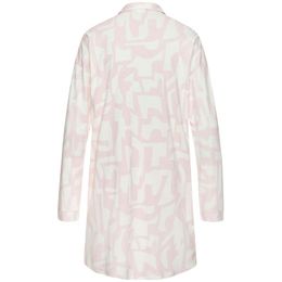 s.Oliver Damen s.Oliver Nachthemd Seitennahttaschen mit grafischem Print rosa 36/38, N-Gr