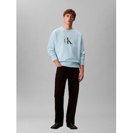 Calvin Klein Jeans Sweatshirt Herren Gr&ouml;&szlig;e XL himmelblau