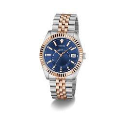 Guess Uhr 'JADEN' Herren Größe One Size blau / rosegold / silber
