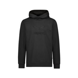TRIGEMA Herren Kapuzensweatshirt &raquo;TRIGEMA Kapuzenpullover mit gro&szlig;em 3D-Motiv&laquo; schwarz M
