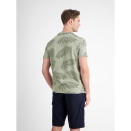 Lerros T-Shirt »Jacquard T-Shirt für Herren« TINTED GREY 3XL 3XL MODERN FIT (schmale Passform)