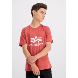 Alpha Industries Jungen T-Shirt &raquo;Basic T-Shirt BL K&laquo; rot 10