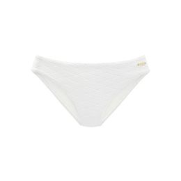 Sunseeker Damen Bikini-Hose &raquo;Loretta&laquo; mit Strukturmuster wei&szlig; 32, N-Gr