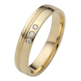 Firetti Unisex Trauring &raquo;Schmuck Geschenk Gold 750 Hochzeit Ehering "LIEBE"&laquo; Made in Germany, wahlweise mit oder ohne Brillanten gold