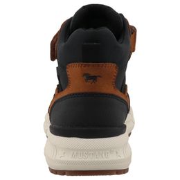 Mustang Shoes Kinder Kletterschuh &raquo;Enzo&laquo; High Top Sneaker, Schn&uuml;rboots mit TEX-Membrane schwarz 32