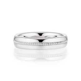 Bruno Banani Unisex Trauring &raquo;Schmuck Geschenk Ehering Hochzeit Damenring Herrenring&laquo; Made in Germany silber