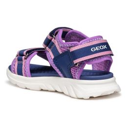 Geox M&auml;dchen Sandale &raquo;J SANDAL AIRADYUM GI&laquo; , Trekking Sandale, Klettschuh mit wasserfreundlicher Ausstattung blau 24