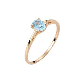 Elli Premium Ring Damen Gr&ouml;&szlig;e 52 blau / gold