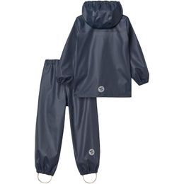 Wheat Jungen Wheat &raquo;Rainwear Ola Set&laquo; Set, 2 Stk. tlg. mit Kapuze mit passender Regenhose, wasserdicht und schmutzabweisend blau 152