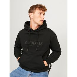 Jack & Jones Jack & Jones Herren Kapuzensweatshirt &raquo;JORFREDERIKSBERG SWEAT HOOD SN&laquo; schwarz M