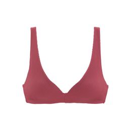 Sunseeker Damen Triangel-Bikini-Top &raquo;Fancy&laquo; mit Push-up-Effekt rot 38, Cup B