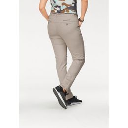 Kangaroos Damen Kangaroos Chinohose in schmaler Form, mit Kordel zu binden beige 46, N-Gr