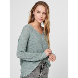 Jacqueline de Yong Jdy Damen JDY Strickpullover &raquo;JDYNEW MEGAN L/S PULLOVER KNT NOOS&laquo; gr&uuml;n S