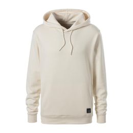 John Devin Herren Hoodie, Langarm, Sweatshirt mit Rundhals und Kapuze, Baumwollmischung beige S (44/46)