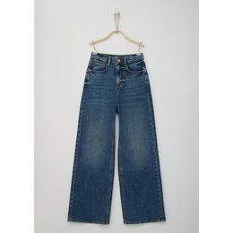 s.Oliver Junior M&auml;dchen s.Oliver Junior Weite Jeans im Five-Pocket Style blau 164, N-Gr
