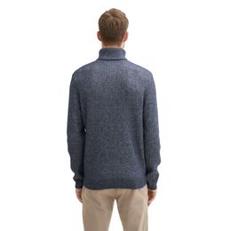 Tom Tailor Herren Tom Tailor Rollkragenpullover mit Rollkragen blau L