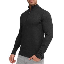 INDICODE Troyer »Lillamos« Charcoal Mix XXL XXL Pullover mit Zipper von INDICODE