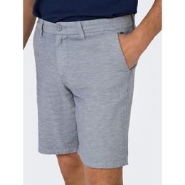 Only & Sons Only & Sons Herren ONLY & SONS Chinoshorts &raquo;ONSMARK 0011 COTTON LINEN SHORTS NOOS&laquo; grau M, N-Gr