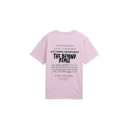 Tom Tailor Jungen Tom Tailor T-Shirt mit Front und Back Print rosa 128