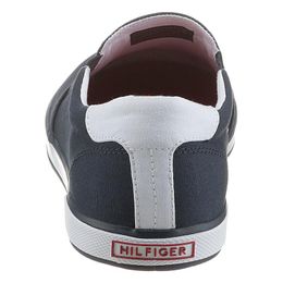 Tommy Hilfiger Damen Slip-On Sneaker &raquo;ICONIC SLIP ON SNEAKER&laquo; Slipper, Freizeitschuh, Halbschuh mit seitlichen Stretcheins&auml;tzen blau 39