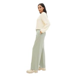 Tom Tailor Bundfaltenhose »Lea Wide Leg« mit weitem Bein desert green 46 - Länge 30 Länge 30 46 Wide Leg Hose von Tom Tailor