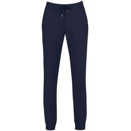 TRIGEMA Damen Jerseyhose &raquo;TRIGEMA Bequeme Jogginghose mit gro&szlig;en Taschen&laquo; blau L, US-Gr&ouml;&szlig;en