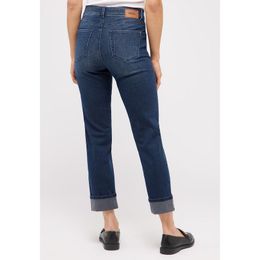 Angels Damen Angels 7/8-Jeans &raquo;CICI CROP GLAM&laquo; mit Schmucksteinchen veredelt blau 34, L&auml;nge 32