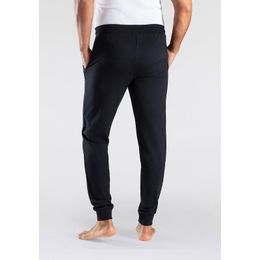 Bench. Loungewear Herren Sweathose Jogginghose mit Kordel, aus Baumwoll-Mix schwarz 44/46 (S), N-Gr