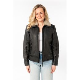 Mauritius Damen Lederjacke &raquo;MWIske&laquo; mit Umlegekragen XXL Trachtenmode
