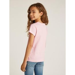Calvin Klein Jeans M&auml;dchen T-Shirt &raquo;MICRO MONOGRAM TOP&laquo; f&uuml;r Kinder bis 16 Jahre pink 16 (176)