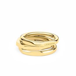 Liebeskind Berlin Ring-Set &raquo;Schmuck Geschenk Edelstahl Ring Urban Chic&laquo; gold
