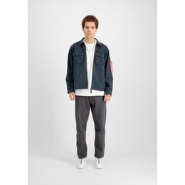 Alpha Industries Damen Hemdjacke &raquo;Twill Overshirt&laquo; blau S