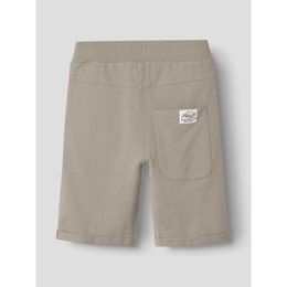 name it Herren Sweatshorts &raquo;NKMVERMO LONG SWE SHORTS UNB F NOOS&laquo; Baumwolle, Umschlagsaum beige 98, N-Gr