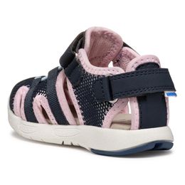 Geox Lauflernschuh »B SANDAL MULTY GIRL«, Sommerschuh, Klettschuh für Laufanfänger navy-pink 21 21 Sandale mit süßem Narwal Motiv und geschütztem...