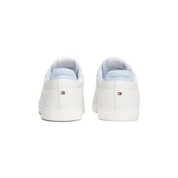 Tommy Hilfiger Damen Plateausneaker &raquo;SPORTY SNEAKER&laquo; , Freizeitschuh, Halbschuh, Schn&uuml;rschuh mit Logoflaggen-Emblem blau 36