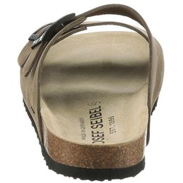 Josef Seibel Herren Pantolette &raquo;Josef 01&laquo; , Sommerschuh, Schlappen, Sandale mit softem Fu&szlig;bett grau 42