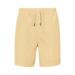 John Devin Herren Shorts &raquo;Bermuda&laquo; kurze Hose aus elastischer, gewebter Baumwollqualit&auml;t gelb L, N-Gr