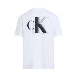 Calvin Klein Jeans Plus Damen T-Shirt &raquo;PLUS BOLD CK TEE&laquo; in gro&szlig;en Gr&ouml;&szlig;en wei&szlig; 6XL (64)