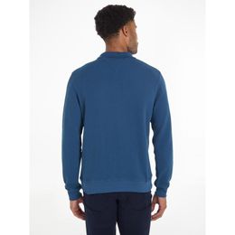 Tommy Hilfiger Herren Langarm-Poloshirt &raquo;CHAINSTITCH L/S REG POLO&laquo; blau M