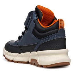 Geox Kinder &raquo;J FLEXYPER PLUS BOY ABX&laquo; Sneaker mit Spezial Membrane, Gr&ouml;&szlig;enschablone zum Download blau 34