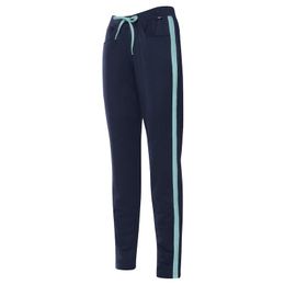 TRIGEMA Damen Jerseyhose &raquo;TRIGEMA Jogginghose mit kontrastfarbigen Akzenten&laquo; bunt XL, US-Gr&ouml;&szlig;en
