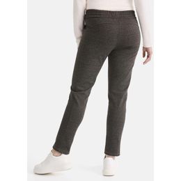 STOOKER WOMEN Damen STOOKER WOMEN Jogg Pants &raquo;Berlin Print Easy Fit&laquo; Tapered Fit Casual Stretch Mit Gummibund f&uuml;r Damen braun 46, L&auml;nge 29