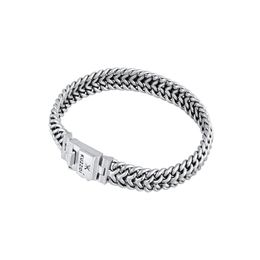 Kuzzoi Herren Armband &raquo;Herren Panzerarmband Gliederkette 925er Silber&laquo; silber