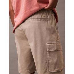 Calvin Klein Jeans Herren Cargoshorts &raquo;9" COTTON PULL ON CARGO SHORT&laquo; Mit G&uuml;rtelschlaufen gr&uuml;n S, N-Gr